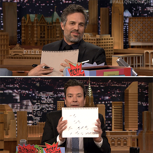 The Best Friends Challenge with Mark Ruffalo | Jimmy and Mark Ruffalo ...