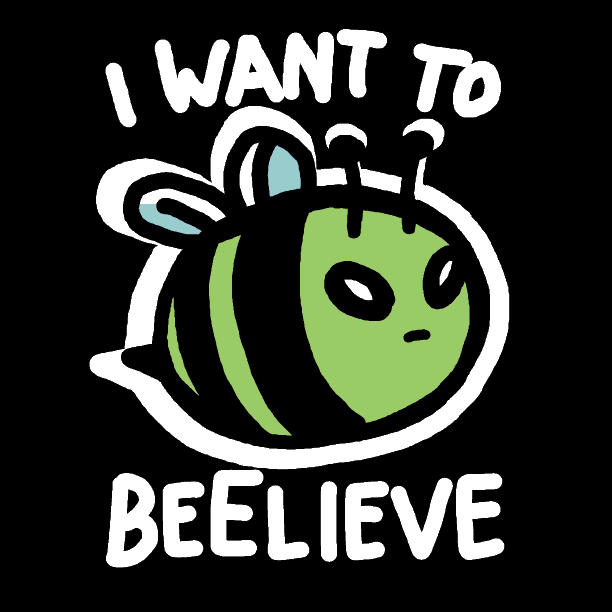 Aliens Bees GIF by LookHUMAN - Find & Share on GIPHY