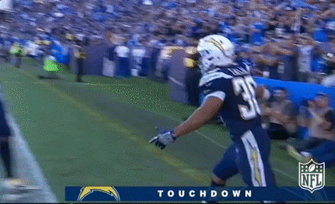 Los Angeles Chargers Football GIF by NFL - Find & Share on GIPHY