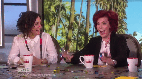 Happy Sharon Osbourne GIF by CBS - Find & Share on GIPHY