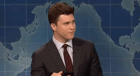 Understanding Colin Jost GIF by Saturday Night Live - Find & Share on GIPHY