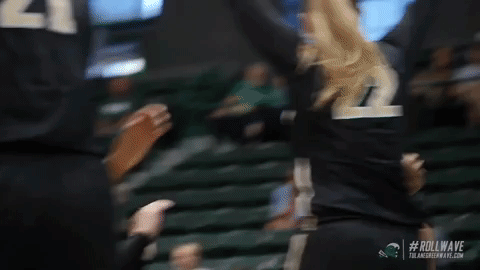 Women'S Basketball GIF by GreenWave - Find & Share on GIPHY