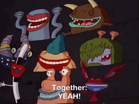 Aaahh Real Monsters Nicksplat GIF - Find & Share on GIPHY