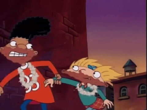 Running Away Hey Arnold GIF - Find & Share on GIPHY