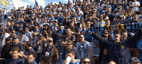 Fans Cheering GIF by Philadelphia Union - Find & Share on GIPHY
