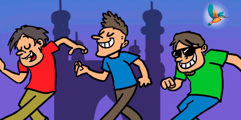 Best Friends Dancing GIF by KingfisherWorld - Find & Share on GIPHY