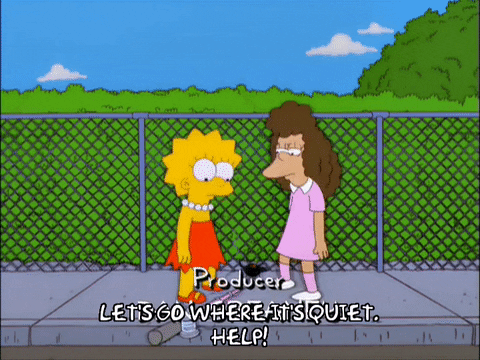 Lisa Simpson Friends GIF - Find & Share on GIPHY