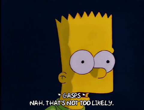 Scared Bart Simpson GIF - Find & Share on GIPHY
