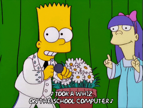 Bart Simpson Singing GIF - Find & Share on GIPHY