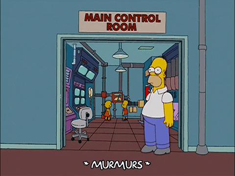 Homer Simpson Hallway GIF - Find & Share on GIPHY