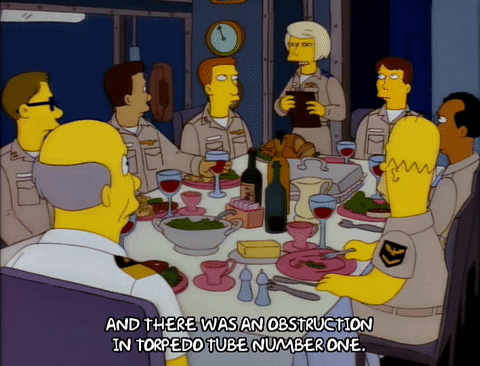 Homer Simpson Dinner GIF - Find & Share on GIPHY