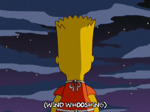 Scared Bart Simpson GIF - Find & Share on GIPHY