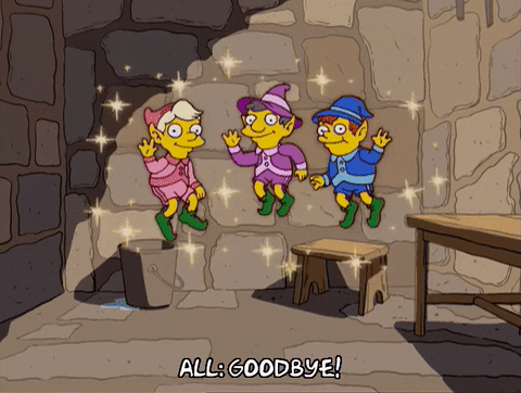 The Simpsons Goodbye GIF - Find & Share on GIPHY