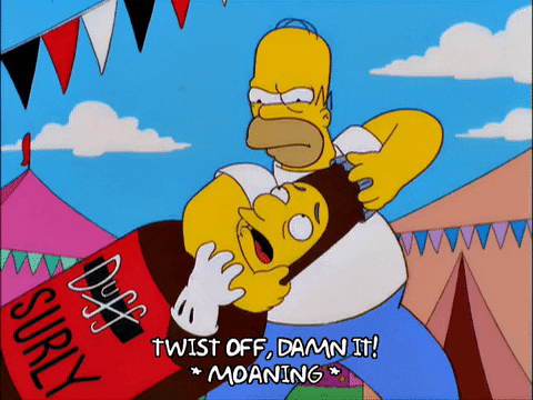 Homer Simpson Beer GIF - Find & Share on GIPHY