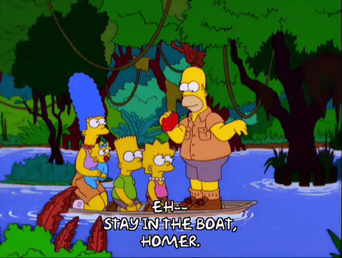 Floating Homer Simpson GIF - Find & Share on GIPHY