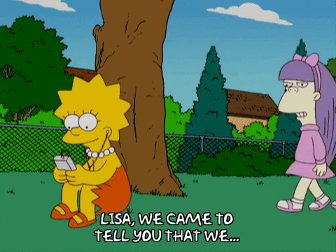 Sneaking Up Lisa Simpson GIF - Find & Share on GIPHY