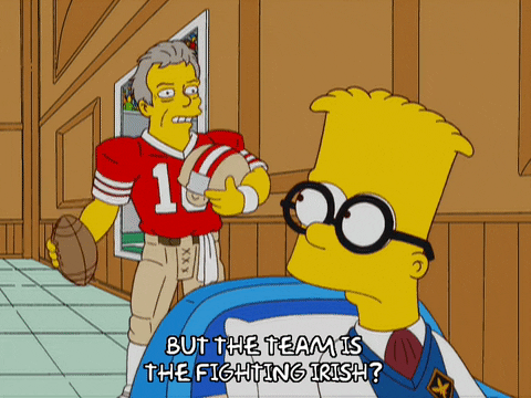 Bart Simpson Football GIF - Find & Share on GIPHY