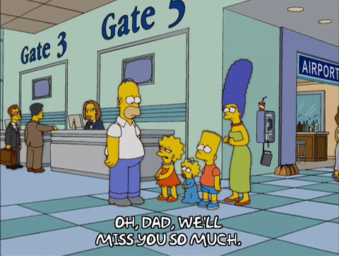 Lisa Simpson Airport GIF by The Simpsons - Find & Share on GIPHY