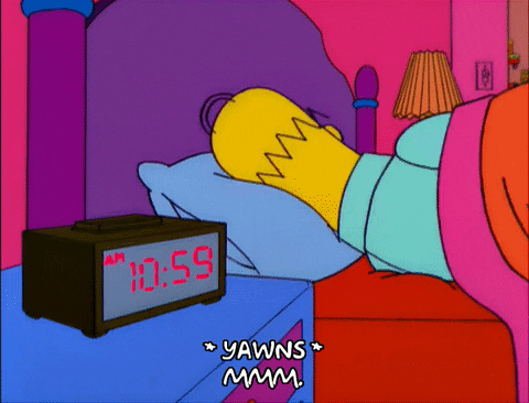 Homer Simpson Sleeping GIF - Find & Share on GIPHY