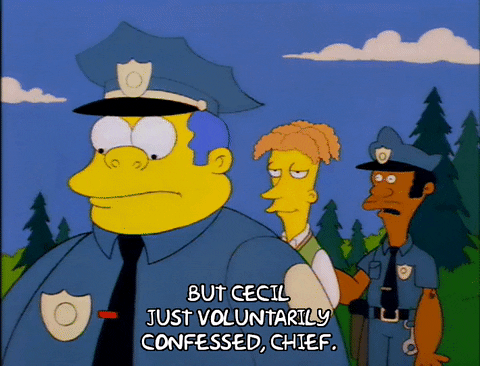 Season 8 Chief Clarence Clancy Wiggum GIF - Find & Share on GIPHY