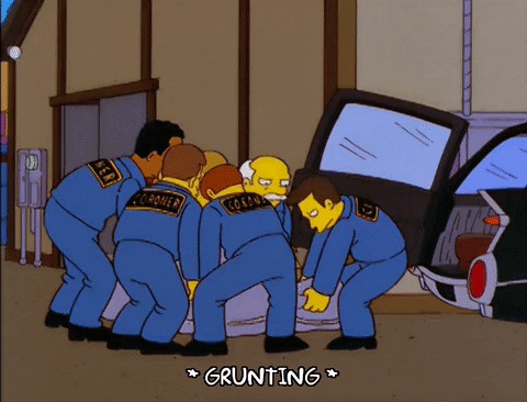 Homer Simpson Lift GIF - Find & Share on GIPHY