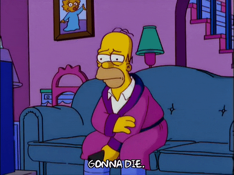 Tired Homer Simpson GIF - Find & Share on GIPHY