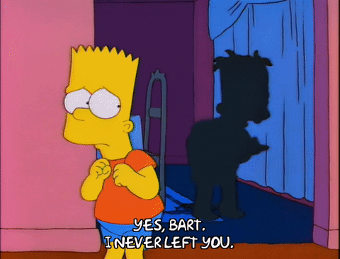 Scared Bart Simpson GIF - Find & Share on GIPHY