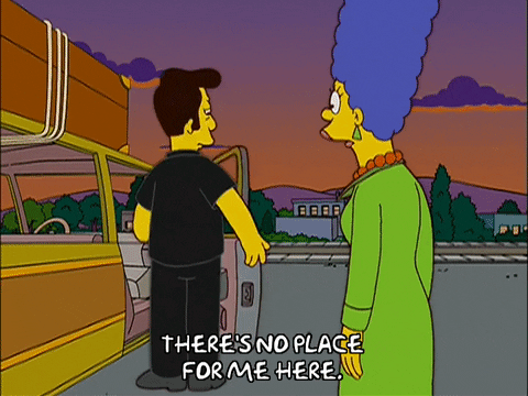 Marge Simpson Leave GIF - Find & Share on GIPHY