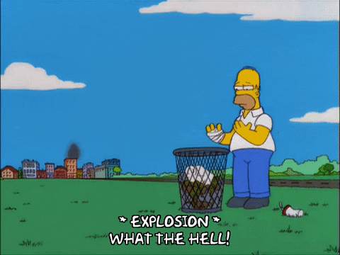 Homer Simpson Explosion GIF - Find & Share on GIPHY