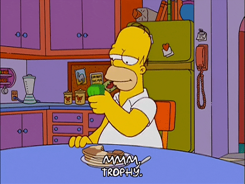 Homer Simpson Eating GIF - Find & Share on GIPHY