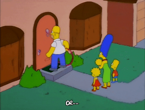 Knock Homer Simpson GIF - Find & Share on GIPHY