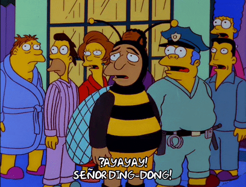 Marge Simpson Bumblebee Man GIF - Find & Share on GIPHY