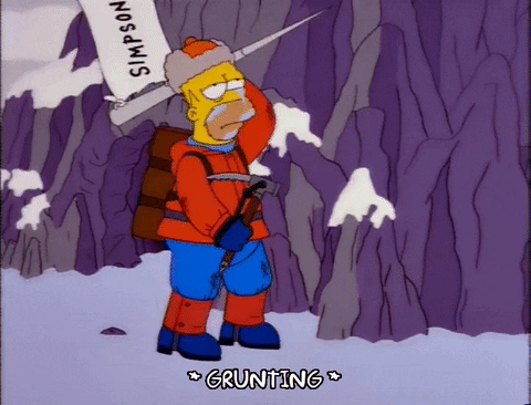 Tired Homer Simpson GIF - Find & Share on GIPHY