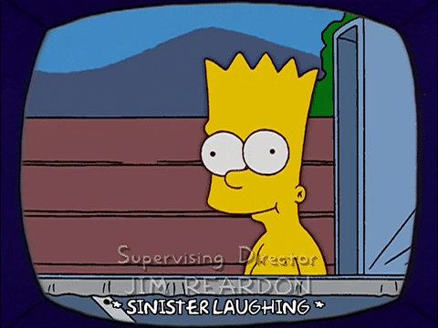 Bart Simpson Laughing GIF - Find & Share on GIPHY
