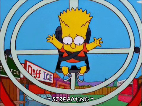Scared Bart Simpson GIF - Find & Share on GIPHY