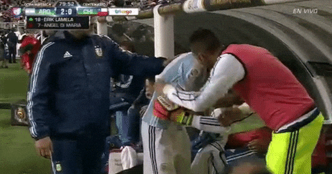 Angel Di Maria Kisses GIF by Univision Deportes - Find & Share on GIPHY