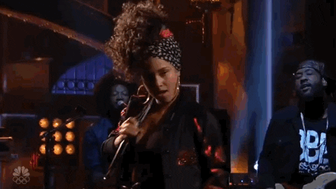 Sassy Alicia Keys GIF by Saturday Night Live - Find & Share on GIPHY