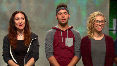 Excited Face Off GIF by SYFY - Find & Share on GIPHY