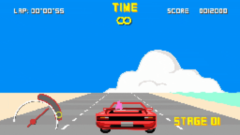 Outrun Video Games GIF by Johnny2x4 - Find & Share on GIPHY