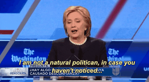 Hillary Clinton Democrat GIF by Univision Noticias - Find & Share on GIPHY