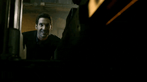 Lucifer Morningstar Smile GIF by Lucifer - Find & Share on GIPHY