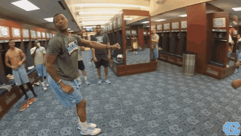 Dance Football GIF by UNC Tar Heels - Find & Share on GIPHY