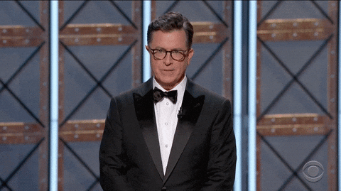 Stephen Colbert Thank You GIF by Emmys - Find & Share on GIPHY