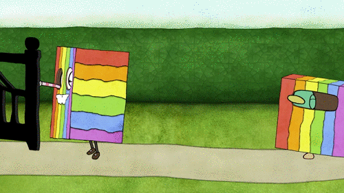 Sarah & Duck Rainbow GIF by CBeebies Australia - Find & Share on GIPHY