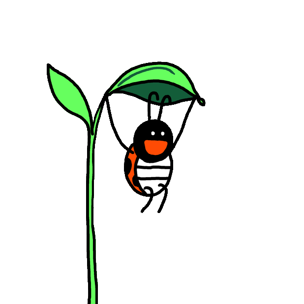 Cute Lady Bug Sticker By Studios Sticker for iOS & Android | GIPHY