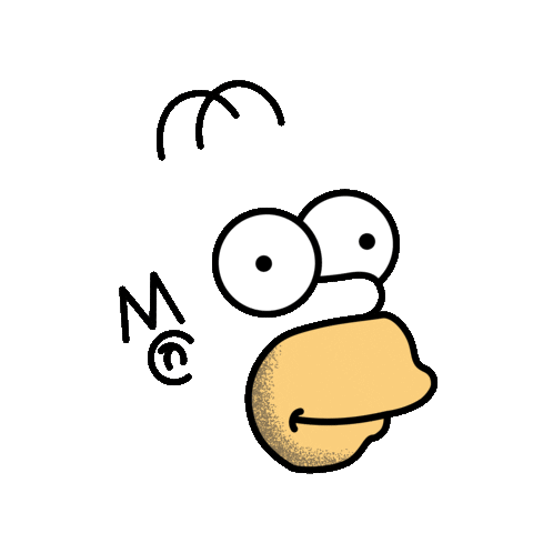 The Simpsons Face Sticker for iOS & Android | GIPHY