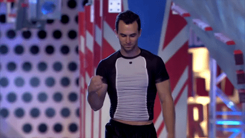 American Ninja Warrior The Weatherman GIF by Joe Moravsky - Find ...