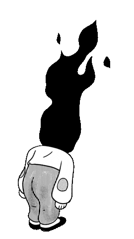 Sad Fire Sticker by martinrojasl for iOS & Android | GIPHY