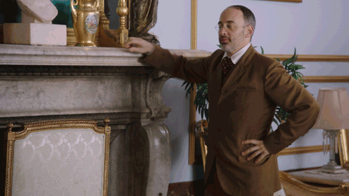 Drunk History Fidgeting GIF by Another Period - Find & Share on GIPHY