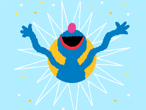Happiness Grover GIF by Sesame Street - Find & Share on GIPHY